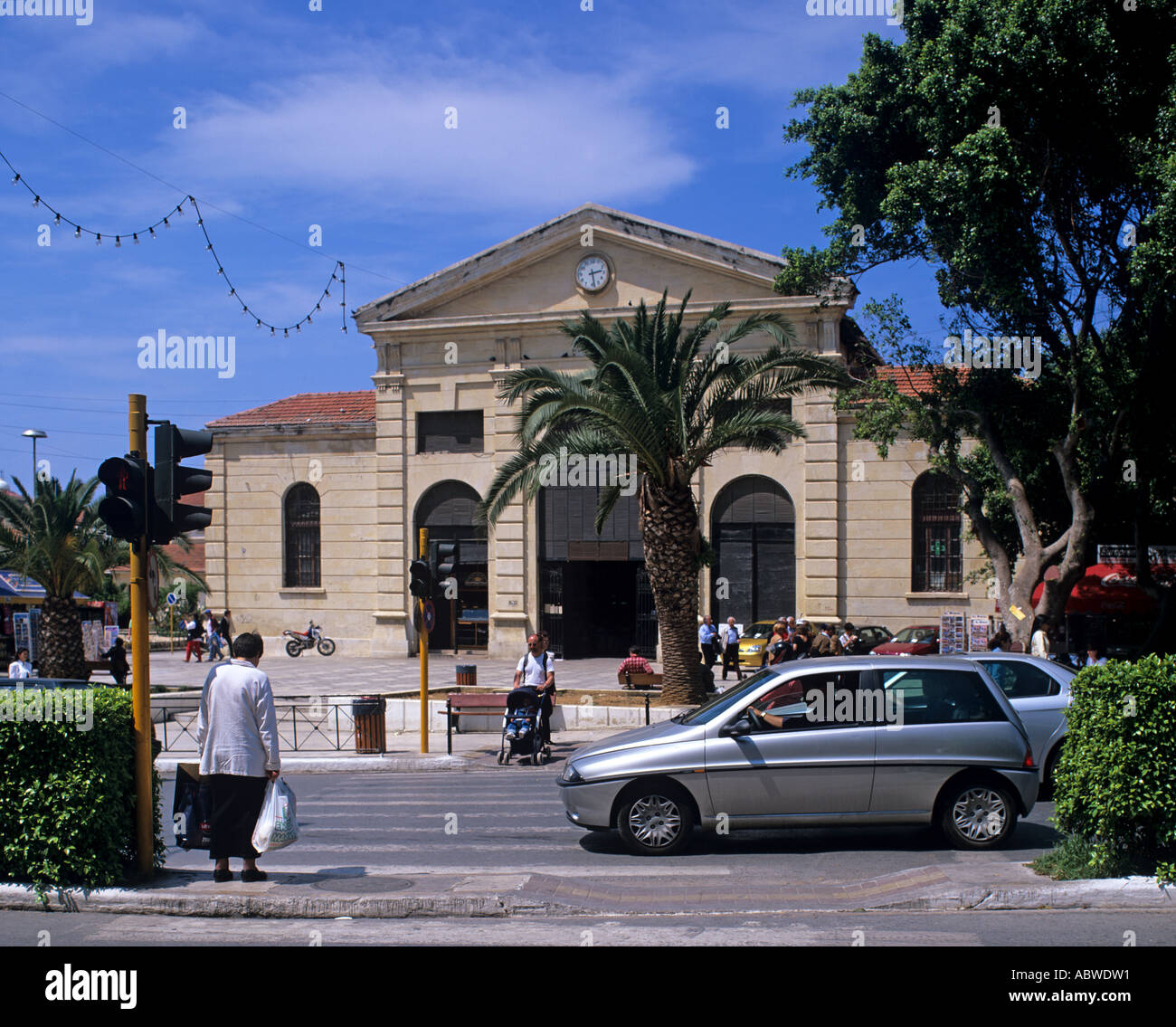 Market hall chania crete greece immagini e fotografie stock ad alta ...