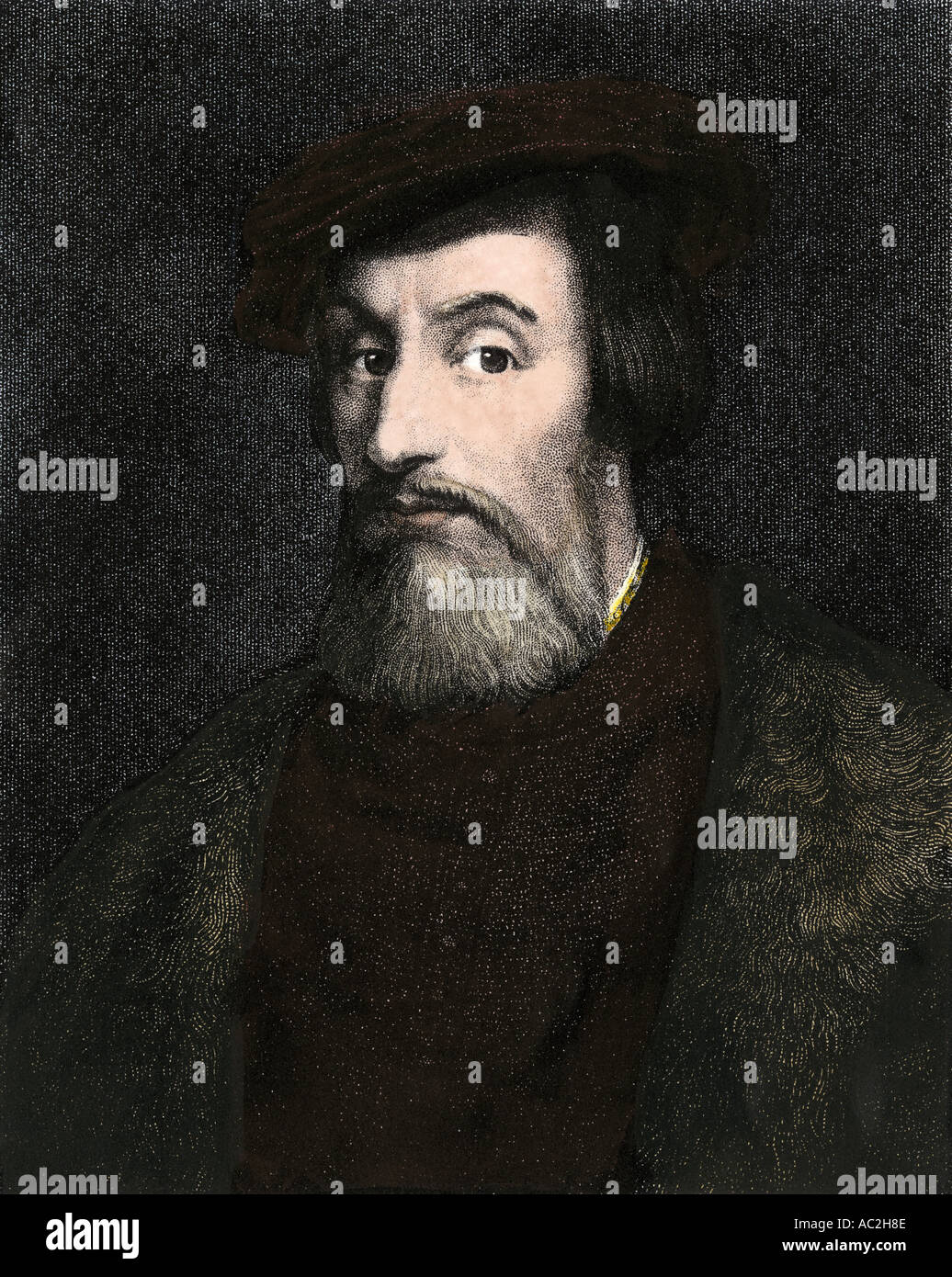 Conquest of mexico by hernando cortez immagini e fotografie stock ad ...