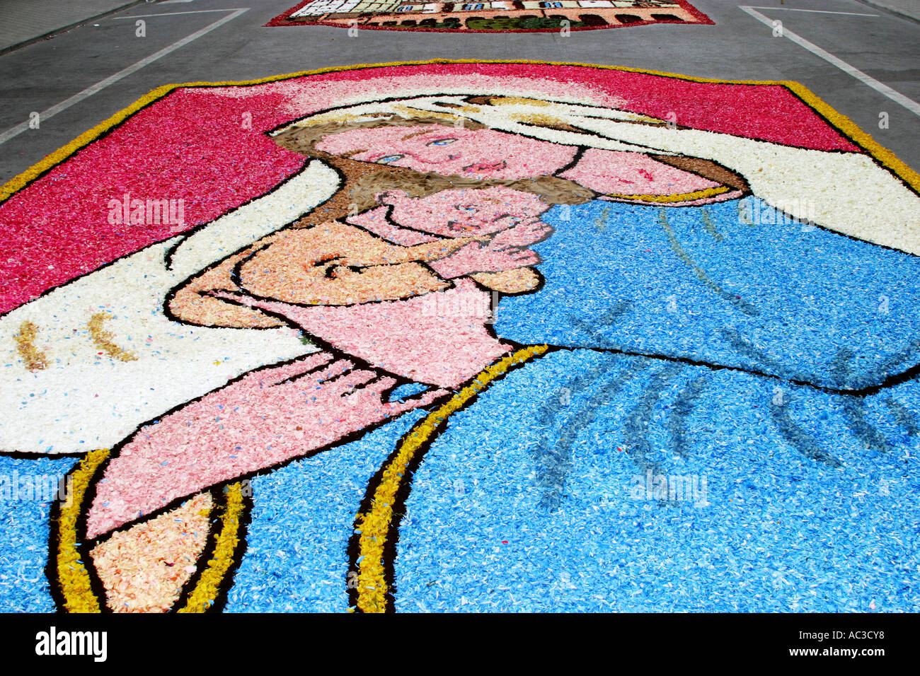 Infiorata corpus christi immagini e fotografie stock ad alta ...