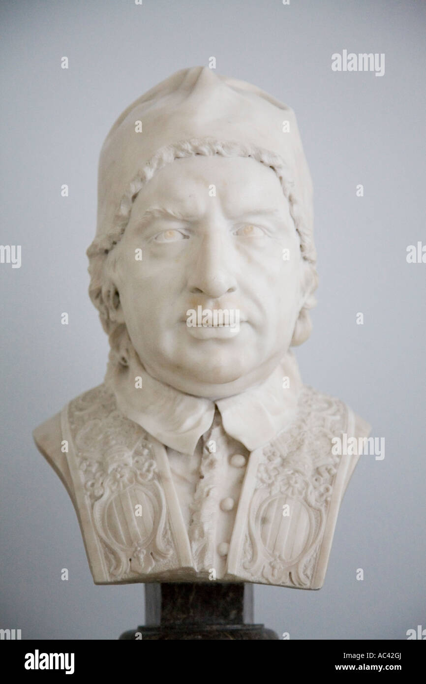 Papa Benedetto XIV Lambertini busto in marmo da Pietro Bracci 1700 1773 ...