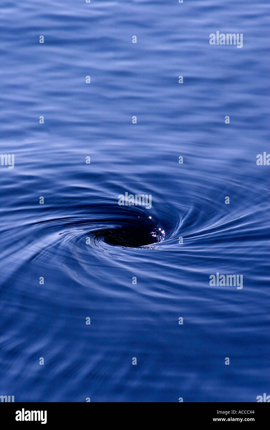 Un vortice nell'acqua Foto stock - Alamy