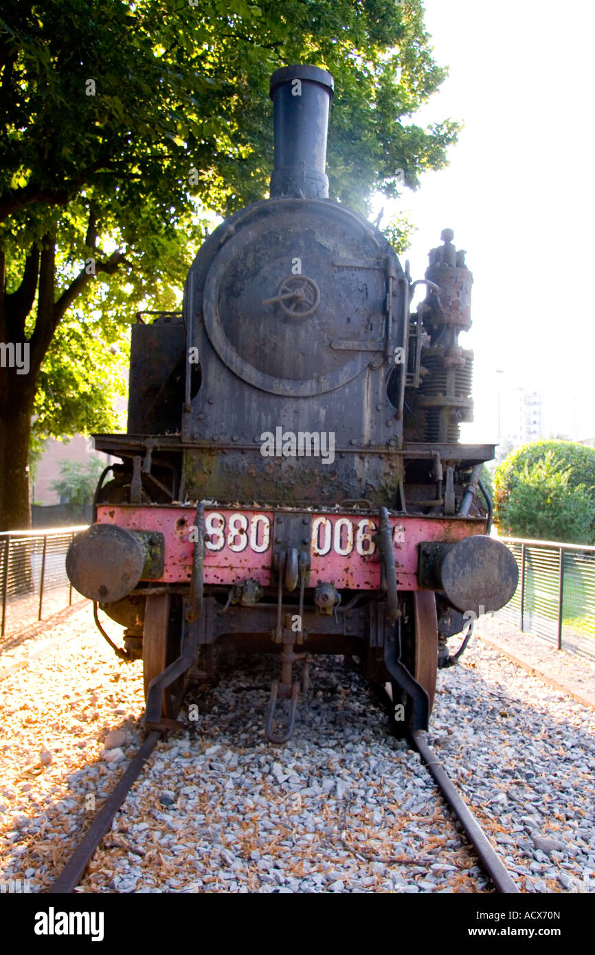 Locomotiva, motore, motore di rampa, vecchio treno, trasporto, vapore ...