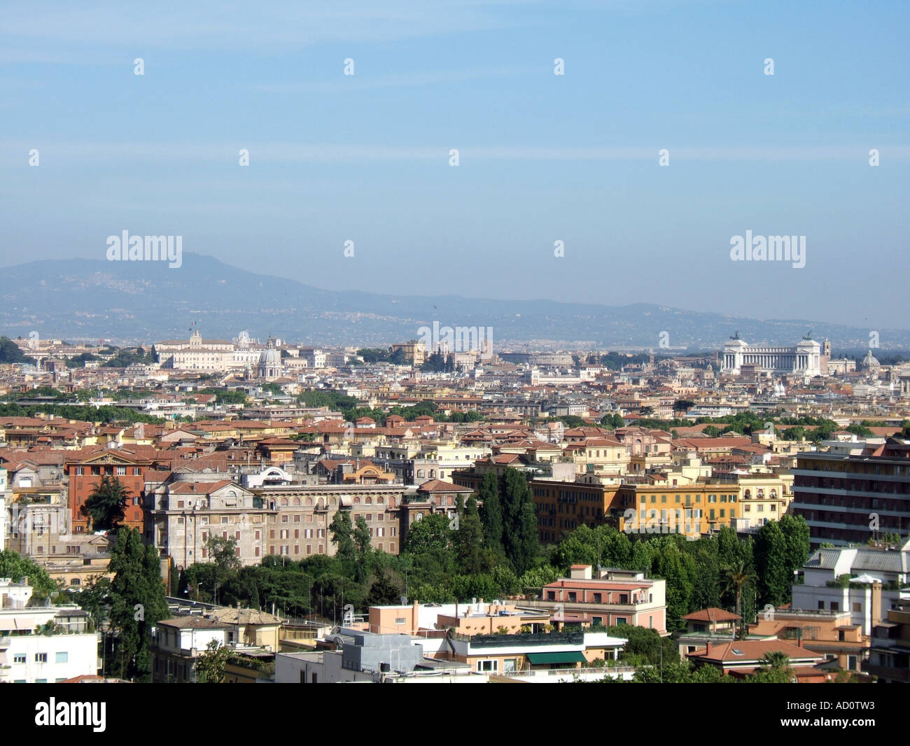 Panorama di roma italia da monte mario immagini e fotografie stock ad ...