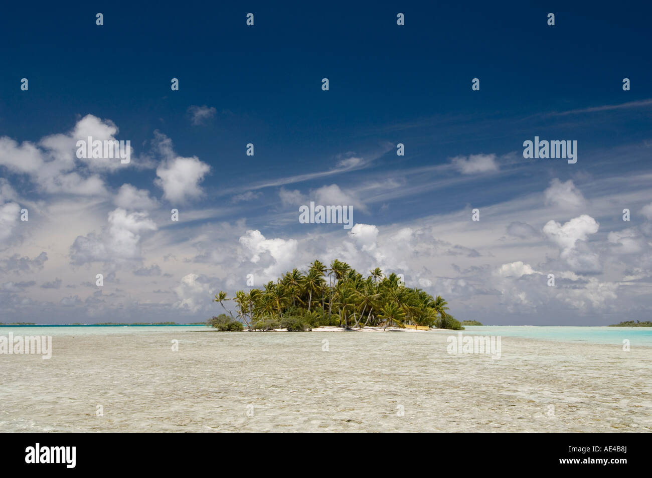 Blue Lagoon, Rangiroa, Arcipelago Tuamotu, Polinesia francese, Isole ...