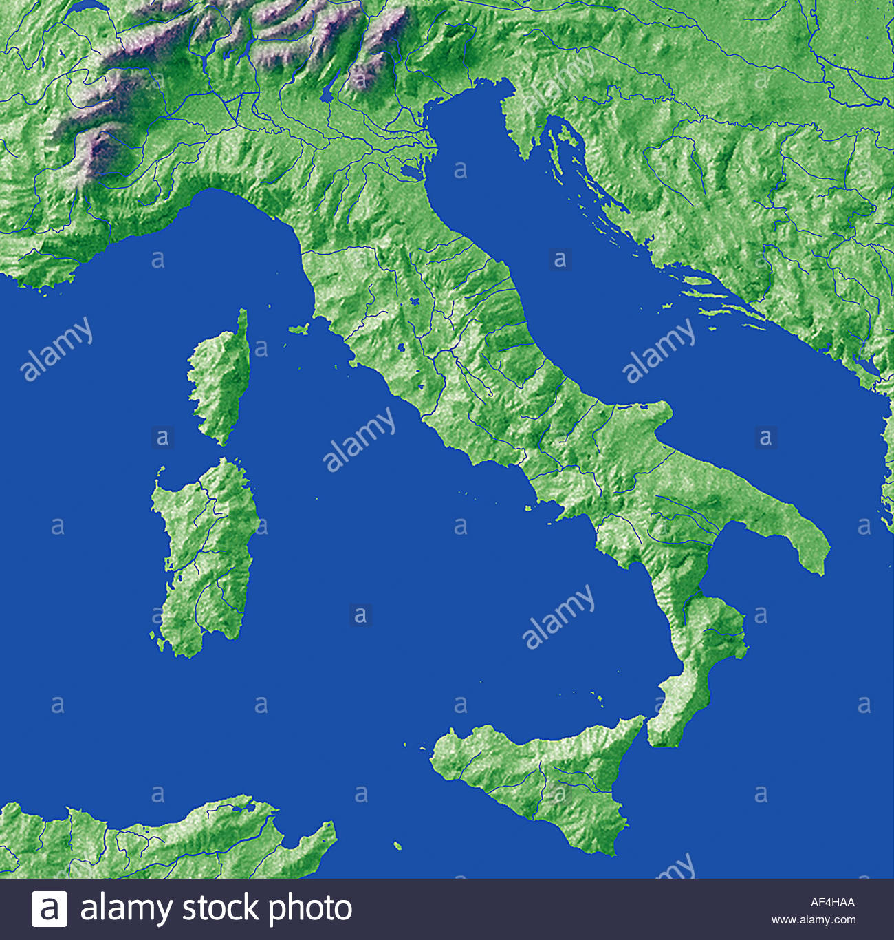 Mappa Italia Immagini & Mappa Italia Fotos Stock - Alamy