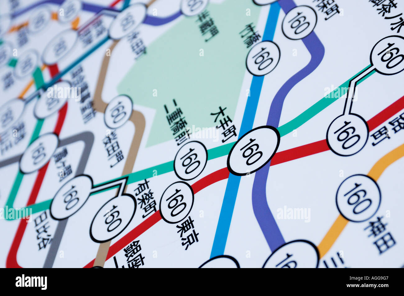 Tokyo metro map immagini e fotografie stock ad alta risoluzione - Alamy