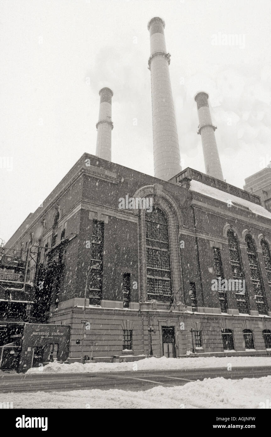 Thomas Edison power plant 1° Avenue costruito 1905 viaggi American Foto ...