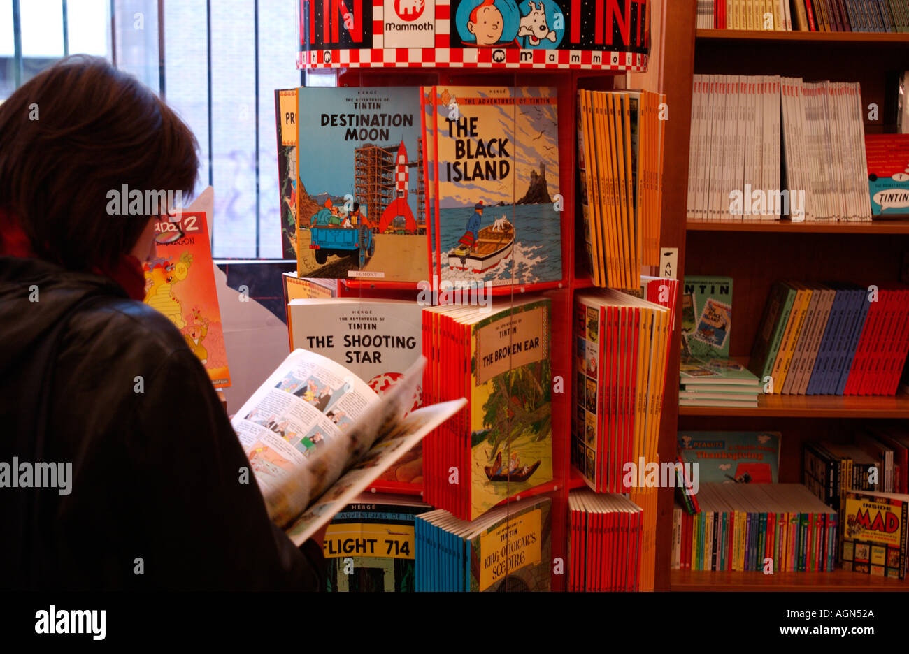 Tintin book immagini e fotografie stock ad alta risoluzione - Alamy