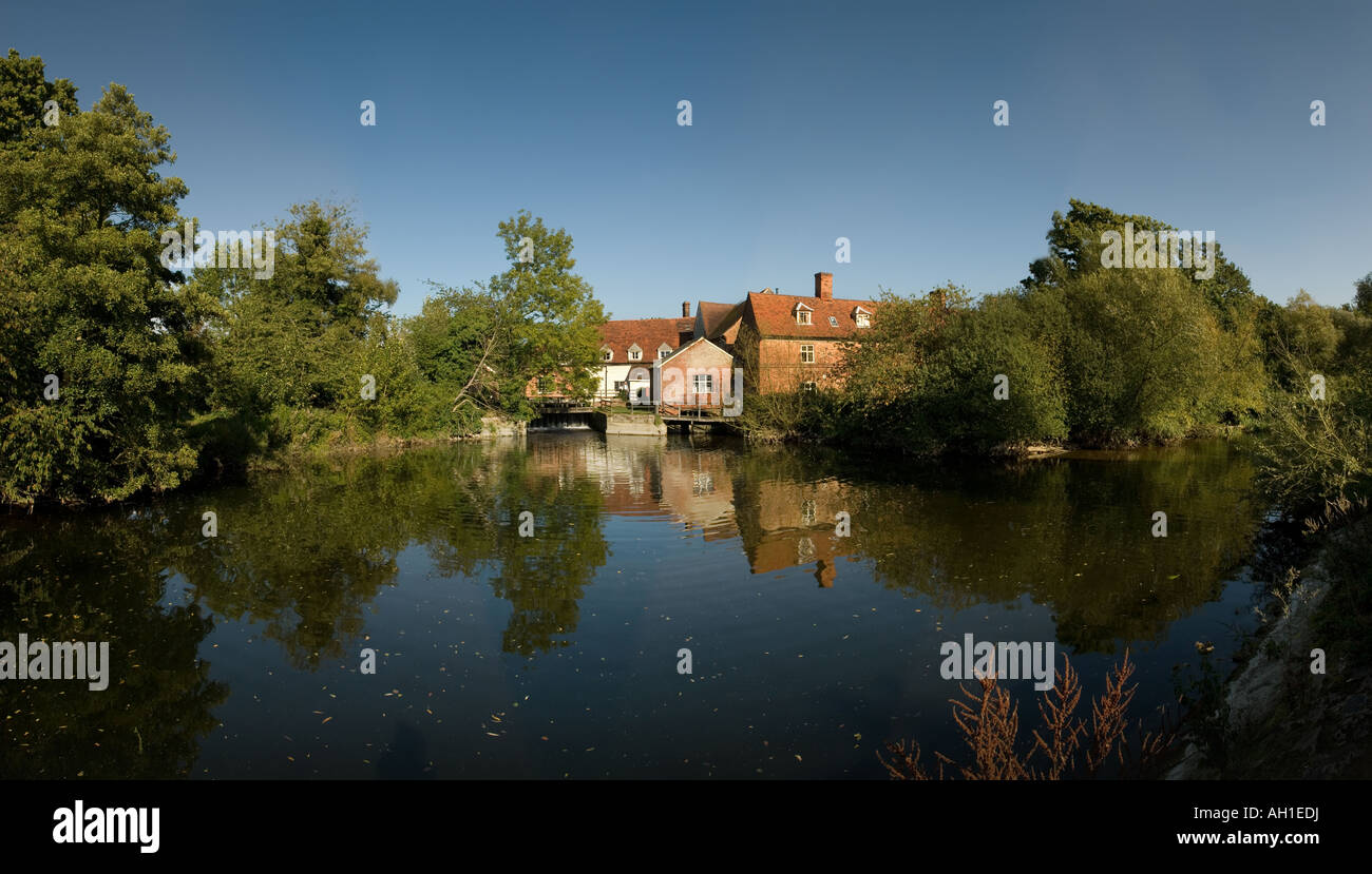 CONSTABLE COUNTRY viste della zona intorno a FLATFORD mulino sul fiume ...