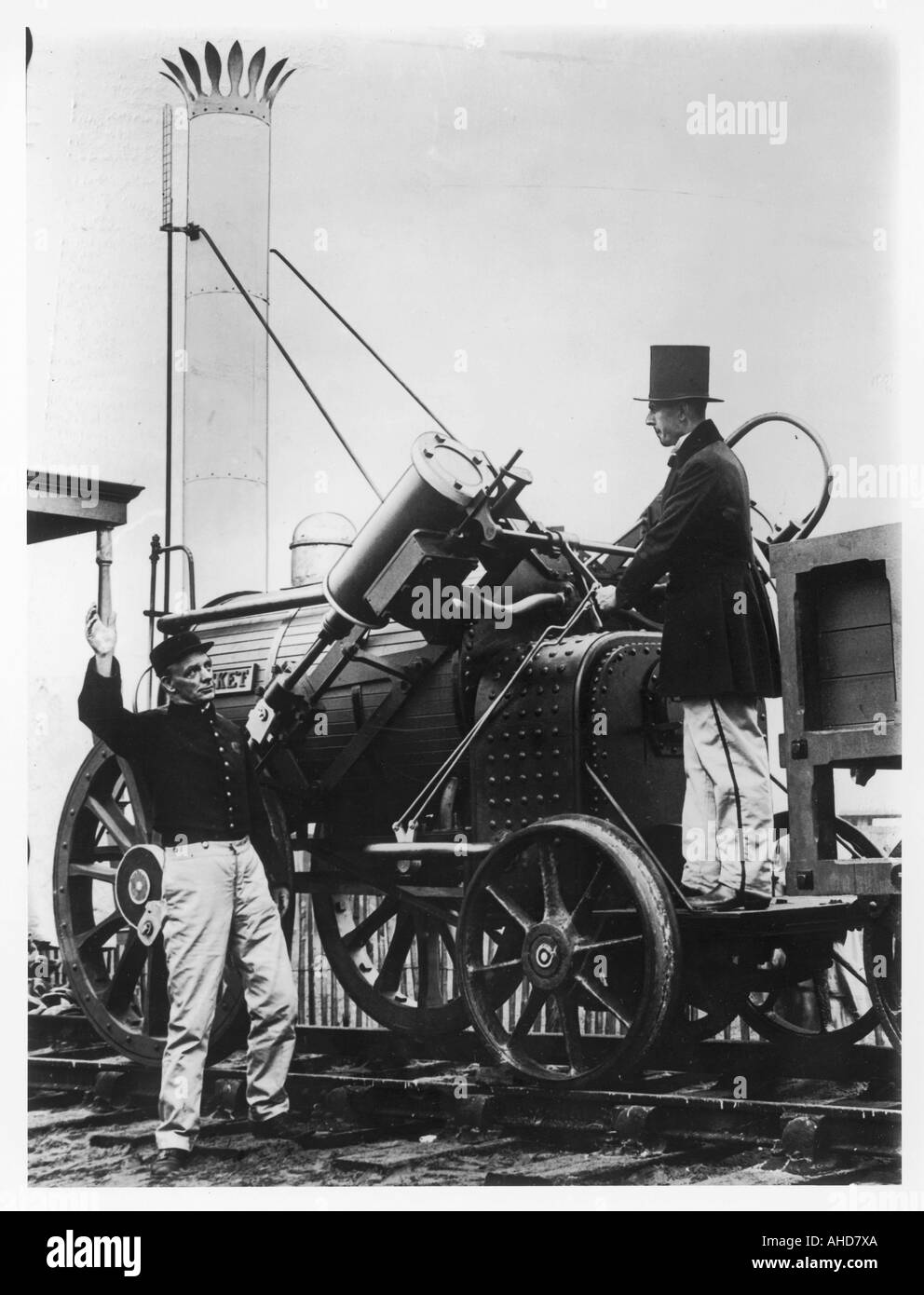 The rocket george stephenson manchester immagini e fotografie stock ad ...