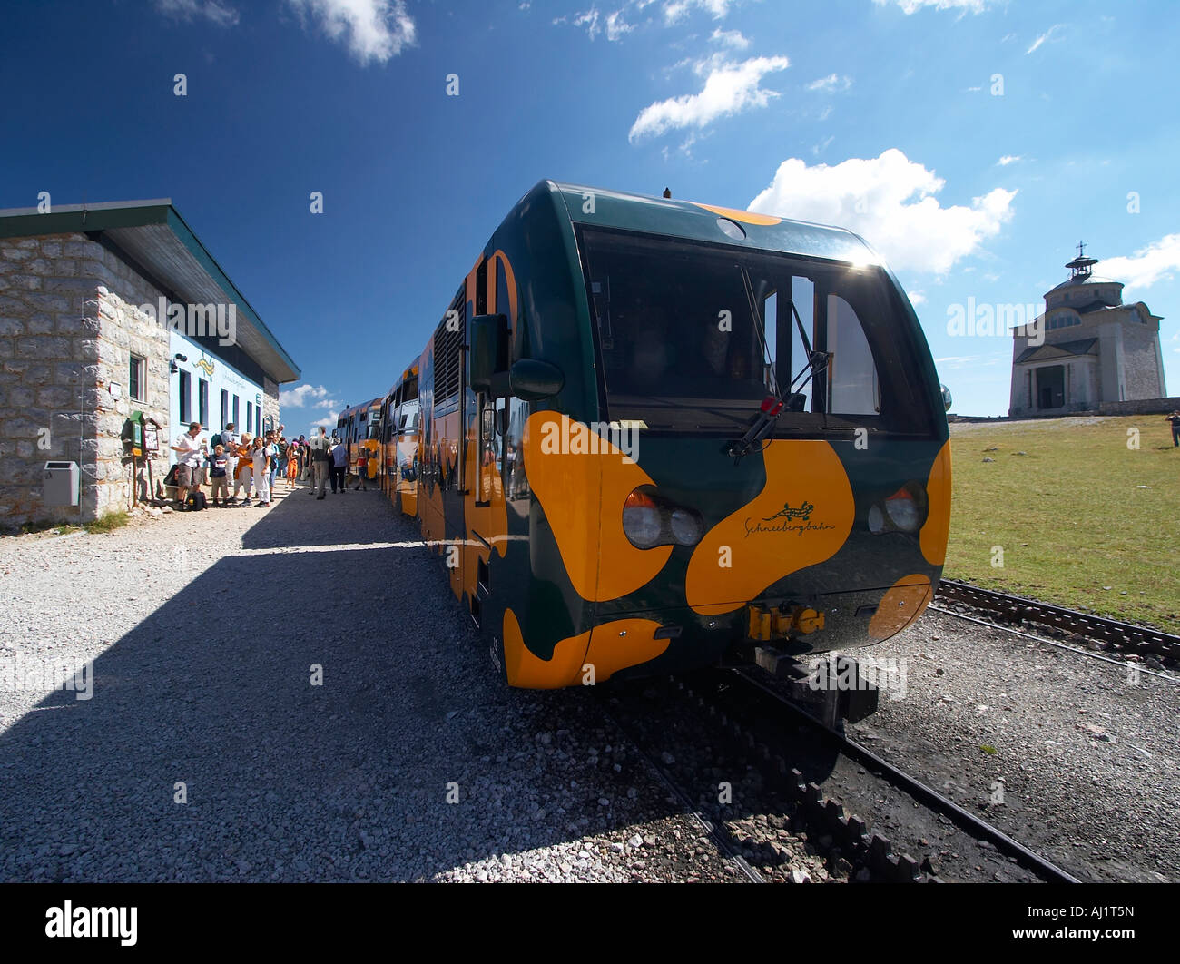 Treno della ferrovia schneebergbahn schneeberg immagini e fotografie ...