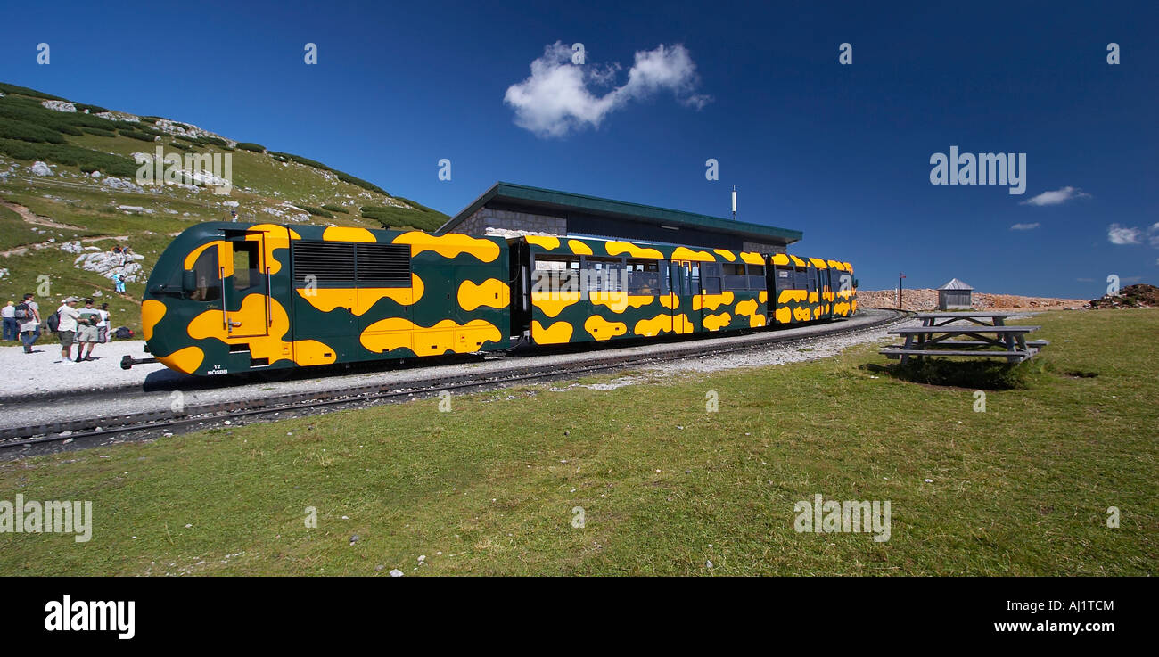 Treno della ferrovia schneebergbahn schneeberg immagini e fotografie ...