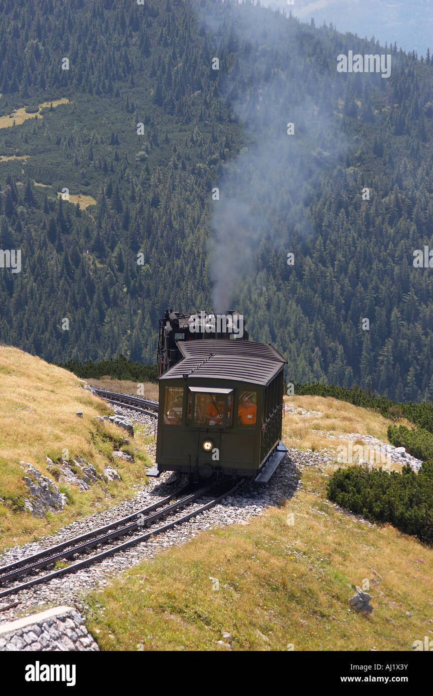Treno della ferrovia schneebergbahn schneeberg immagini e fotografie ...