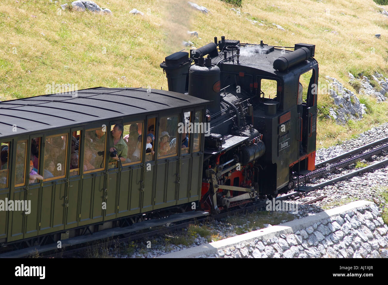 Treno della ferrovia schneebergbahn schneeberg immagini e fotografie ...