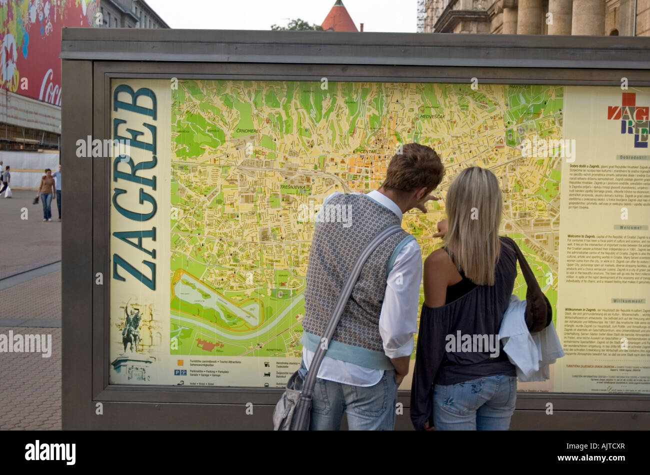 Mappa di zagabria immagini e fotografie stock ad alta risoluzione - Alamy