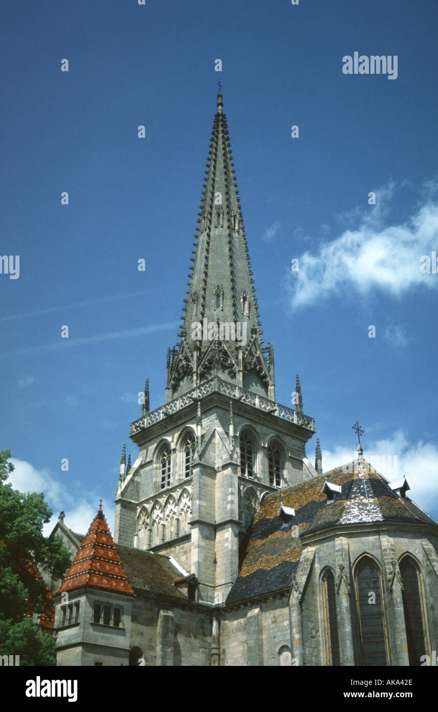 Guglia della cattedrale di autun immagini e fotografie stock ad alta ...