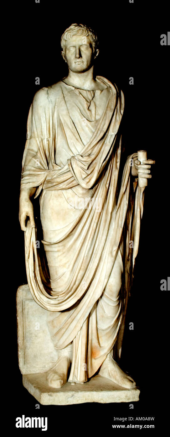 Augusto Imperatore (Ottaviano), regnò 27 BC-14 annuncio Roma Italia ...