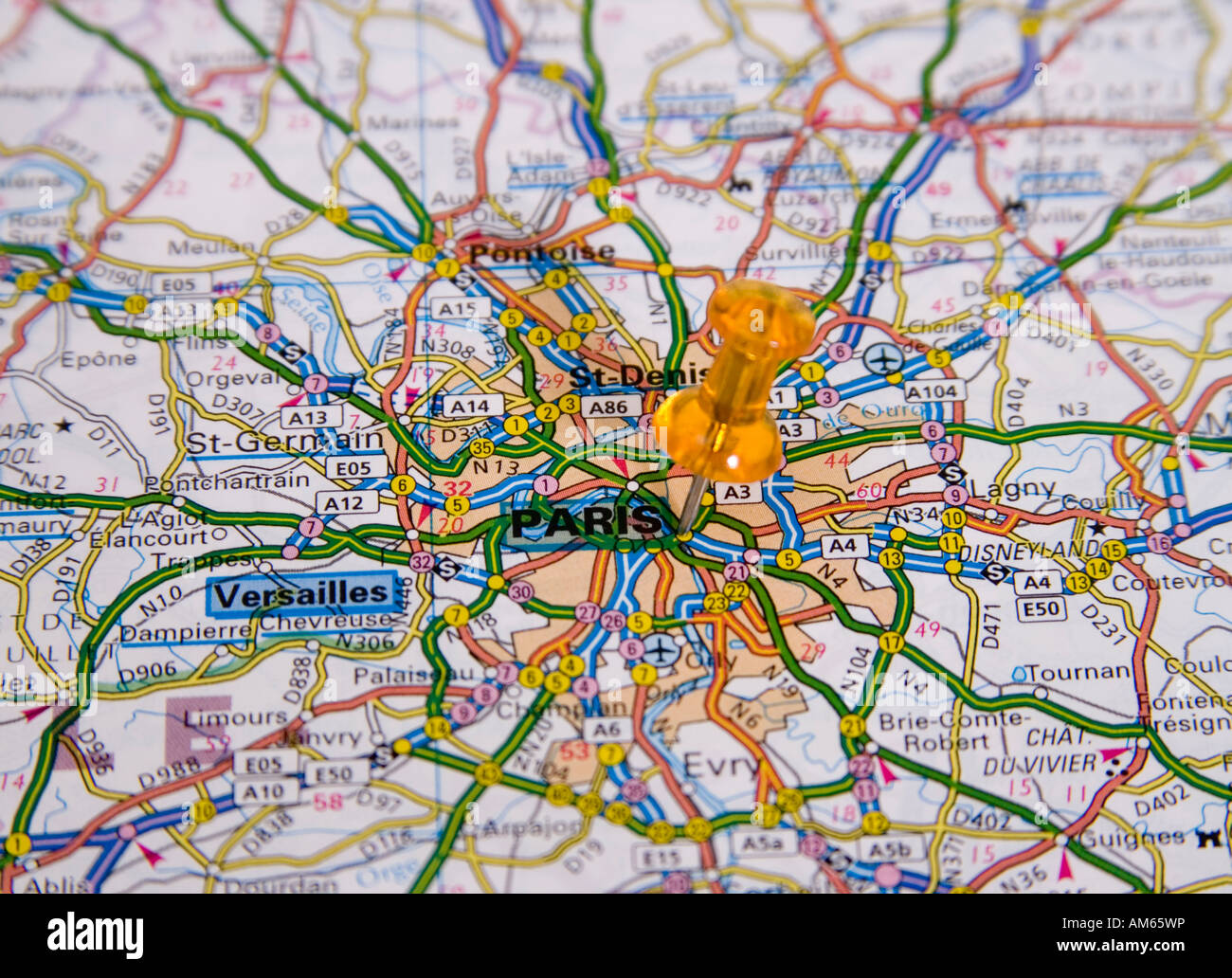 Perno Della Mappa Della Francia Immagini e Fotos Stock - Alamy