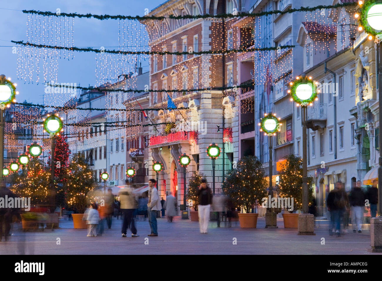 Korzo center rijeka in croatia immagini e fotografie stock ad alta ...