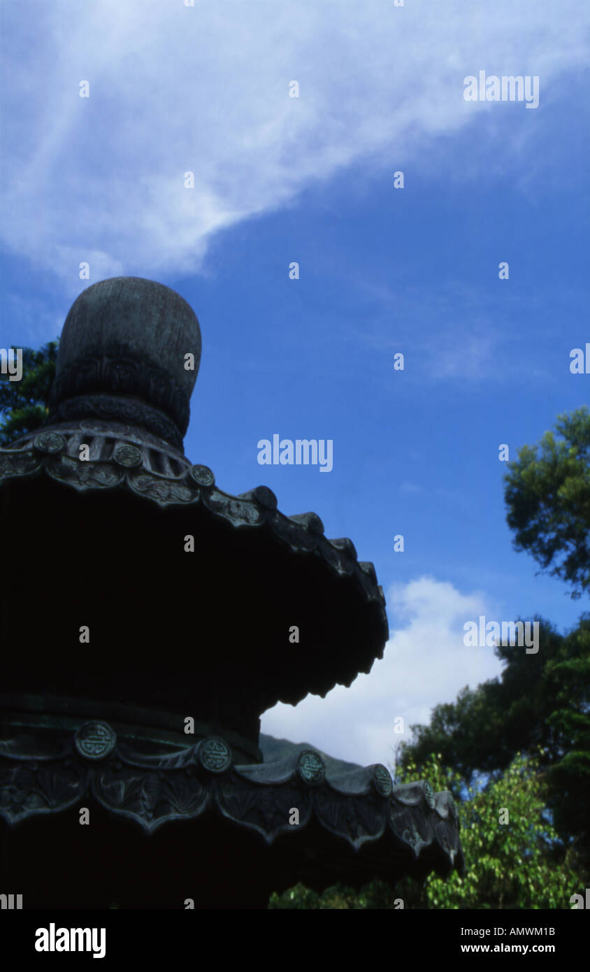 Statua po lin monastero hong kong lantau isola dettaglio immagini e ...