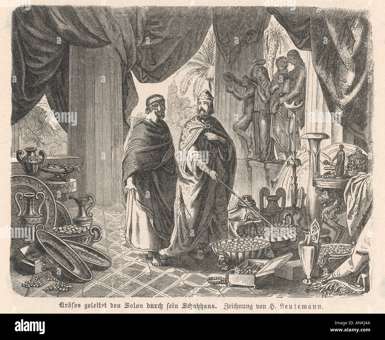 Creso re di Lidia Foto stock - Alamy