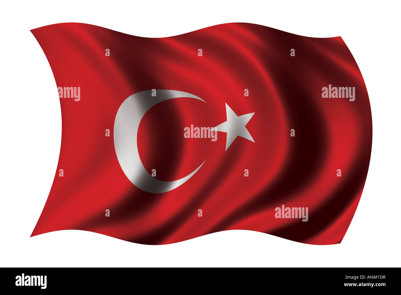 Bandiera turca Immagini senza sfondo e Foto Stock ritagliate - Alamy