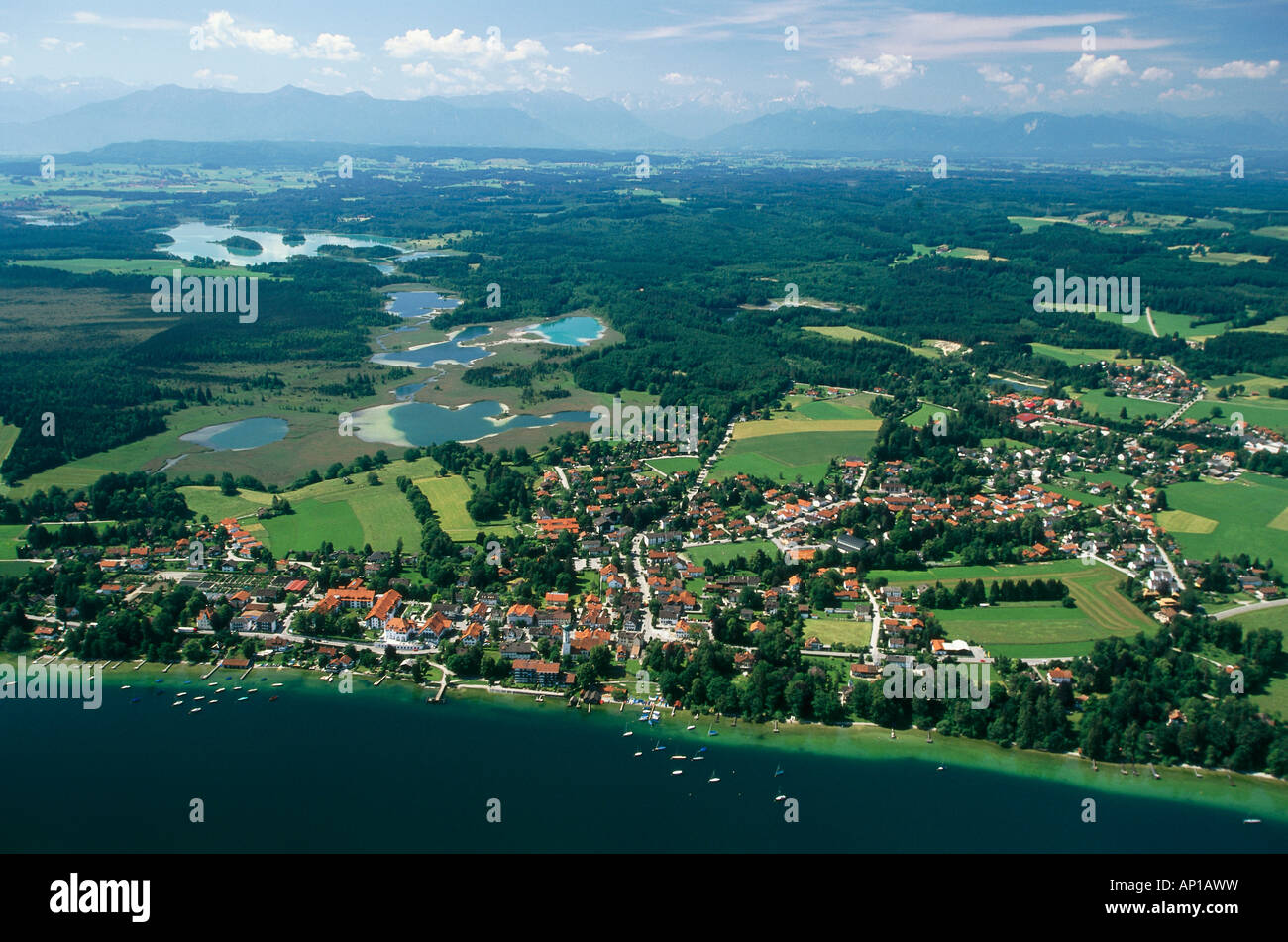 Starnberg lago aereo immagini e fotografie stock ad alta risoluzione ...