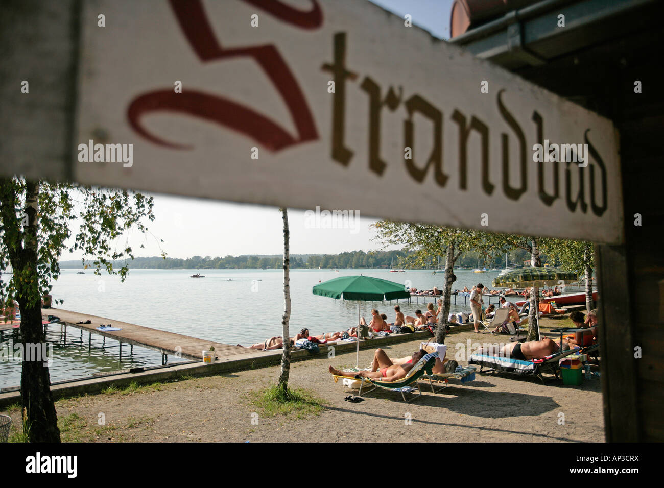 Spiaggia balneare di lido strandbad immagini e fotografie stock ad alta ...