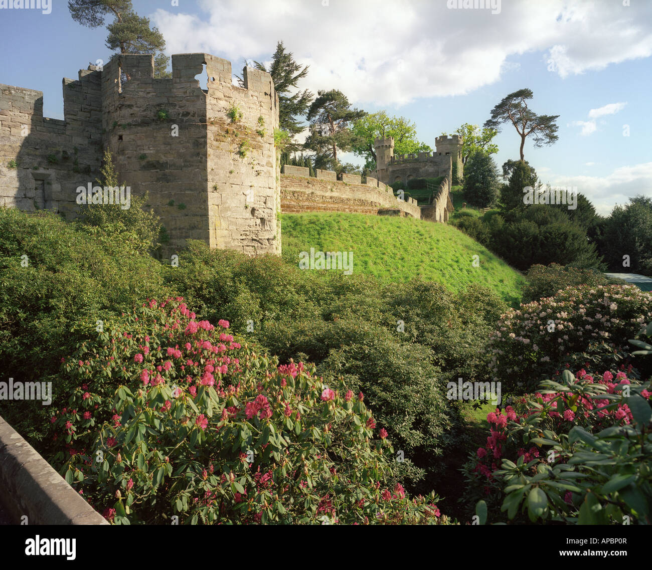 Parco del castello di warwick immagini e fotografie stock ad alta ...