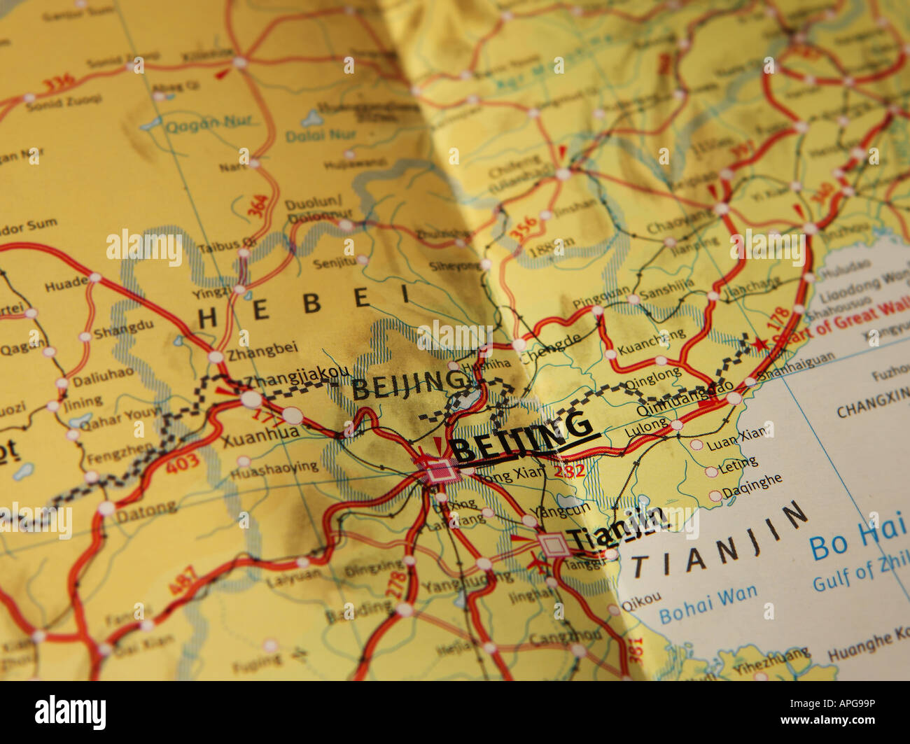 Mappa di pechino immagini e fotografie stock ad alta risoluzione ...