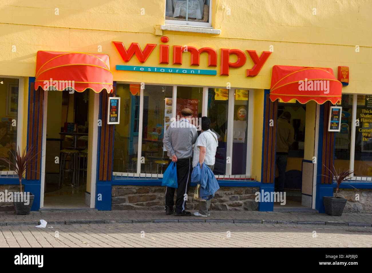 Wimpy fast food restaurant immagini e fotografie stock ad alta ...