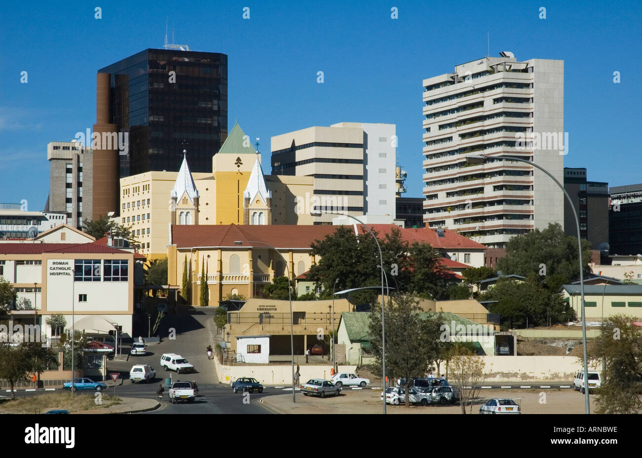 Namibia windhoek skyline immagini e fotografie stock ad alta ...