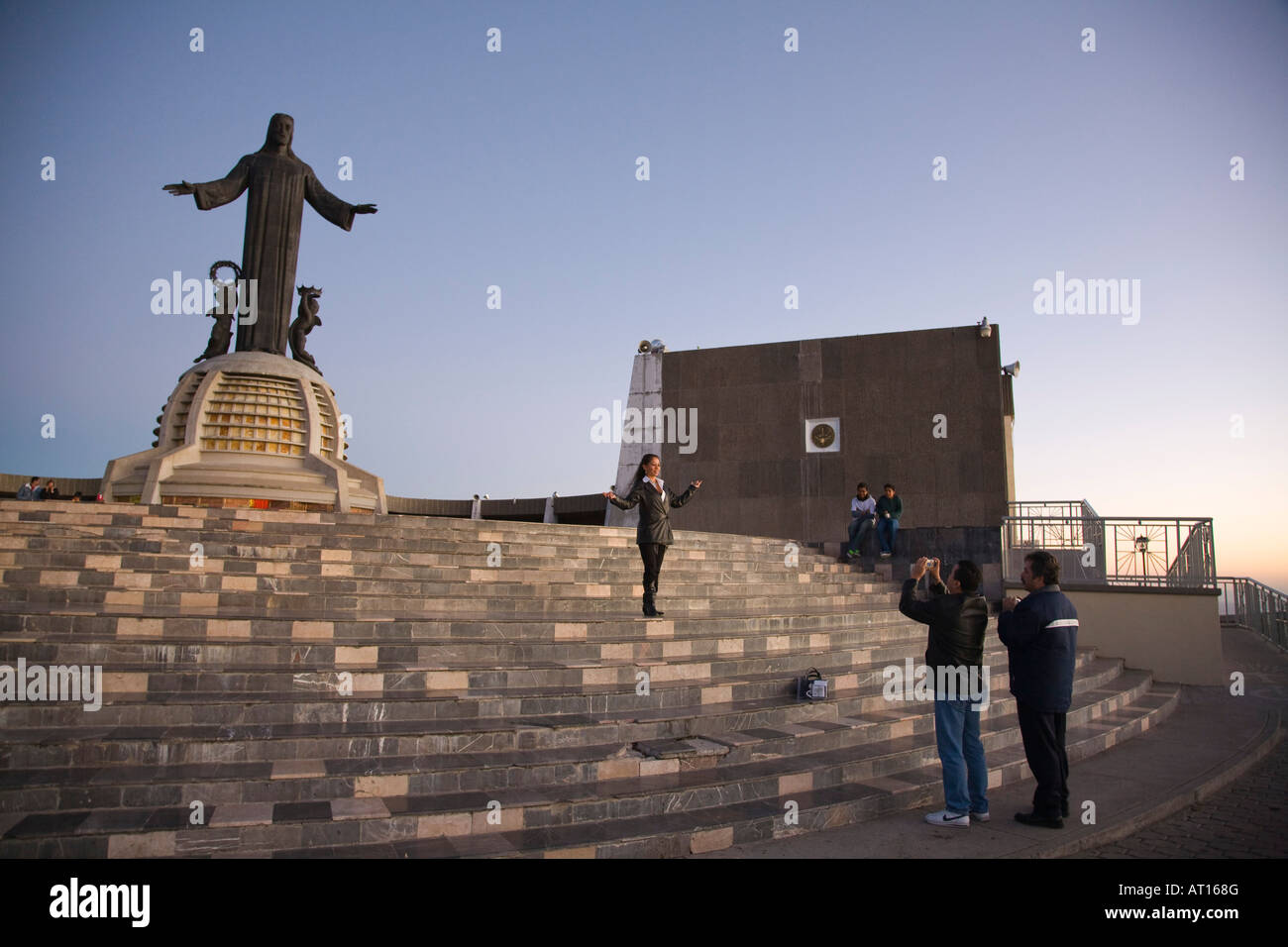 Messico Guanajuato Cristo Rey santuario Cubilete grande statua di Gesù ...