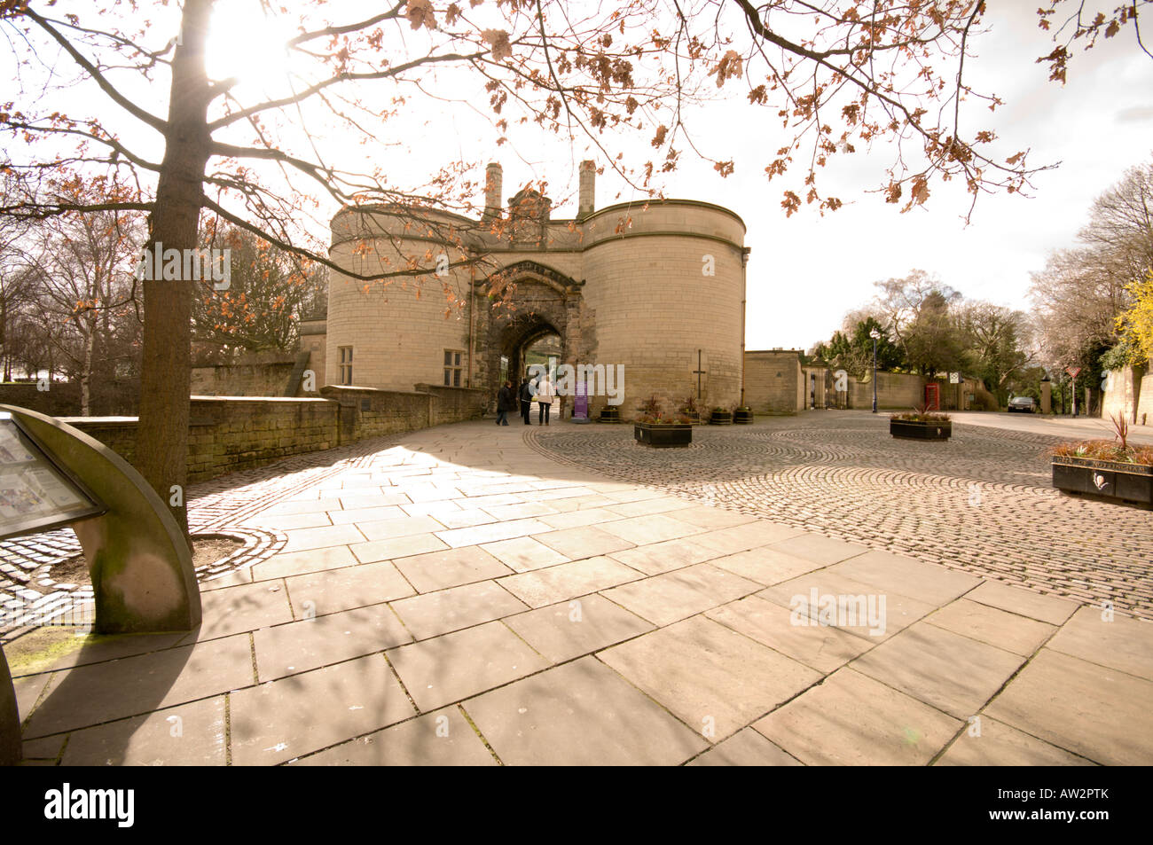 Nottingham castle gatehouse immagini e fotografie stock ad alta ...