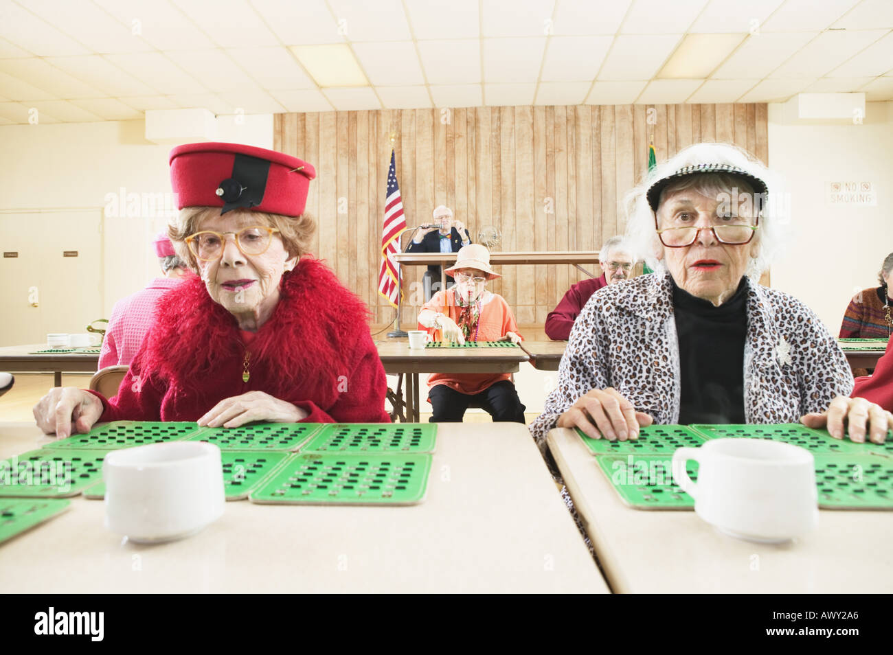 Women playing bingo immagini e fotografie stock ad alta risoluzione - Alamy