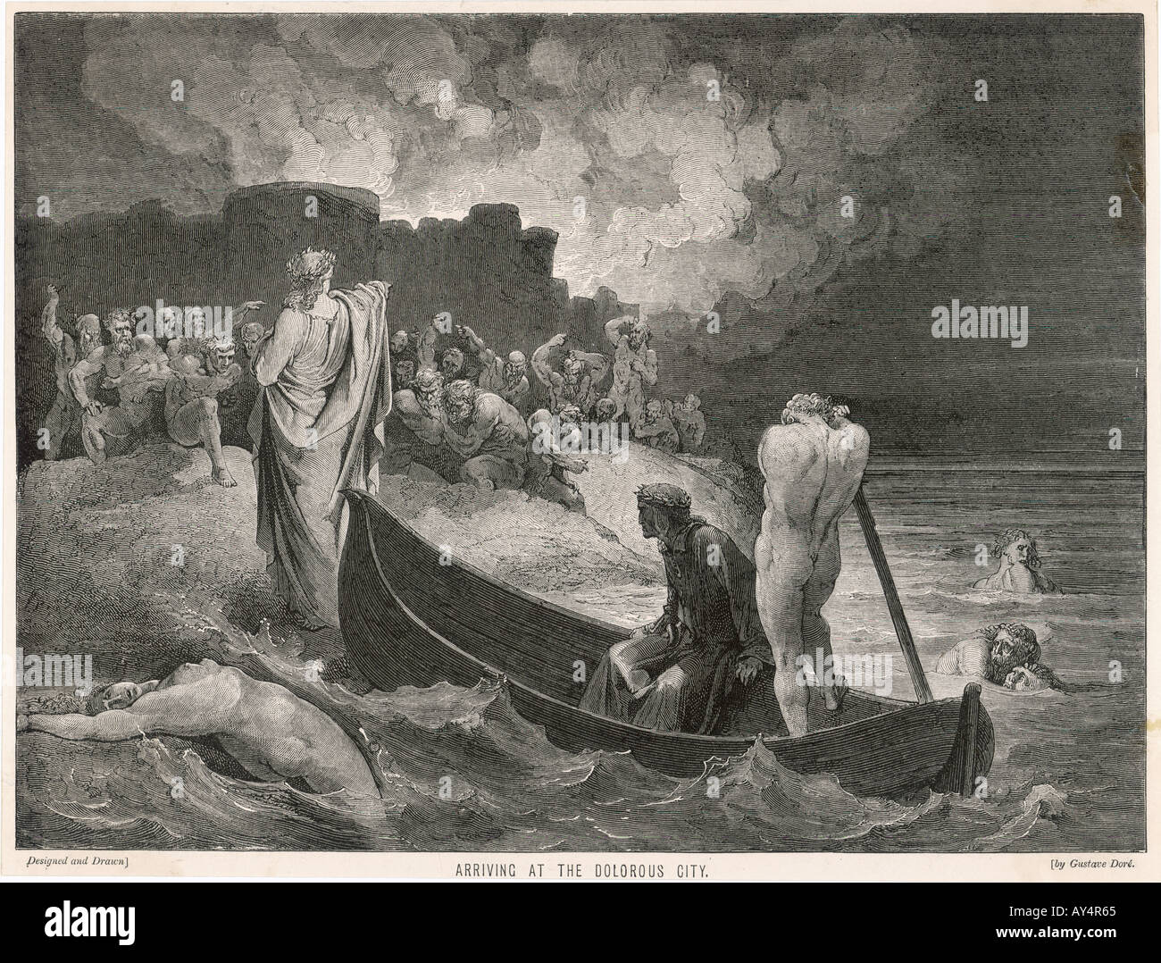 Caronte e dante immagini e fotografie stock ad alta risoluzione - Alamy