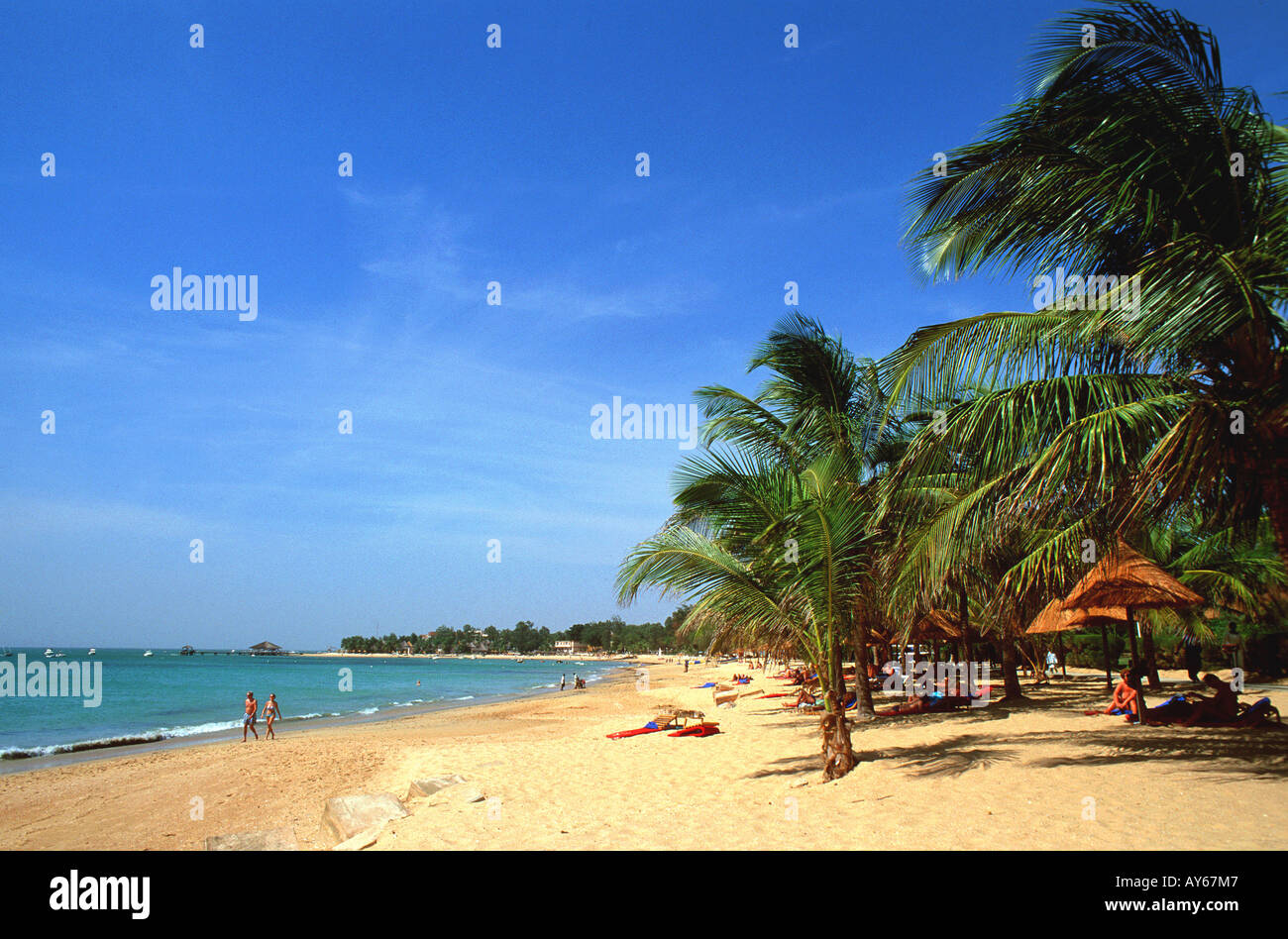 Beach Saly Senegal West Africa Immagini e Fotos Stock - Alamy