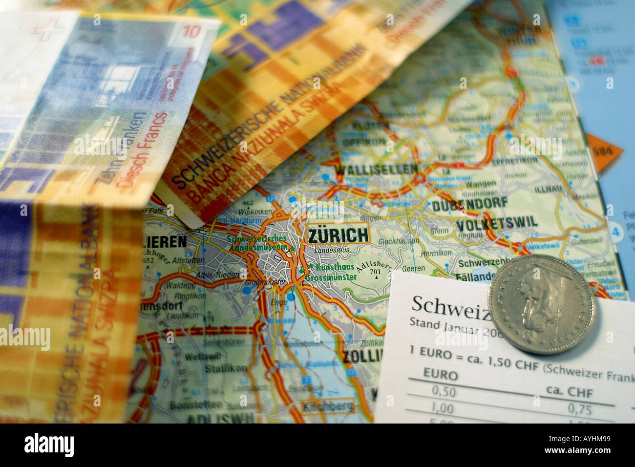 Tabella di conversione di valuta immagini e fotografie stock ad alta ...