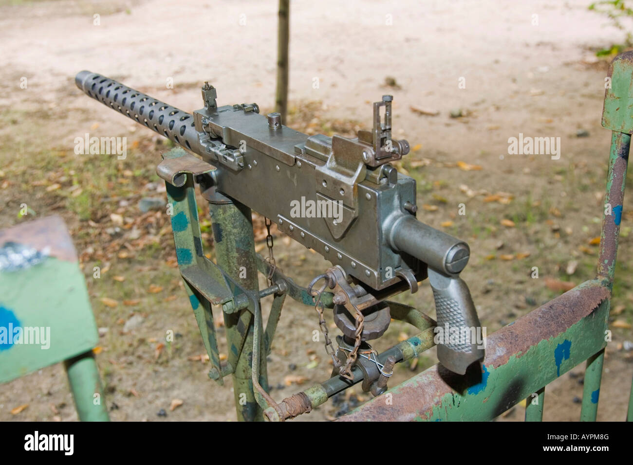 M1919A4 Browning, U.S.-fabbricato mitragliatrice Foto stock - Alamy