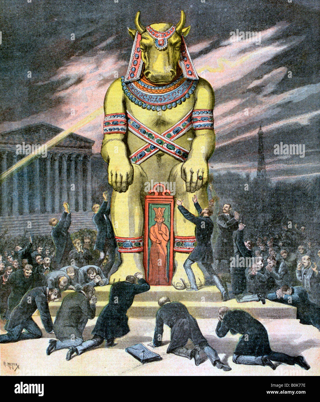 Idolatria del vitello d'oro immagini e fotografie stock ad alta ...