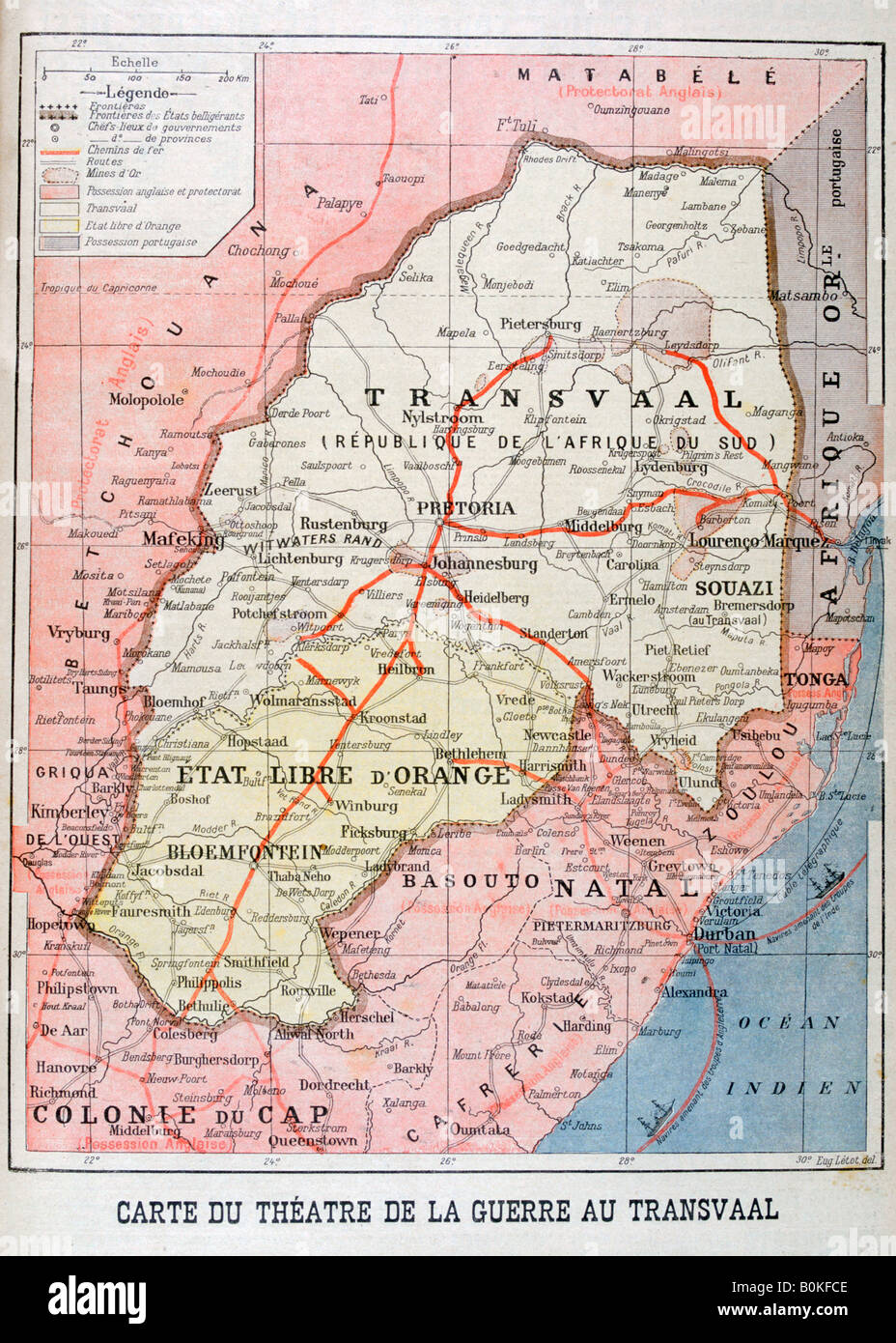 Mappa transvaal immagini e fotografie stock ad alta risoluzione - Alamy
