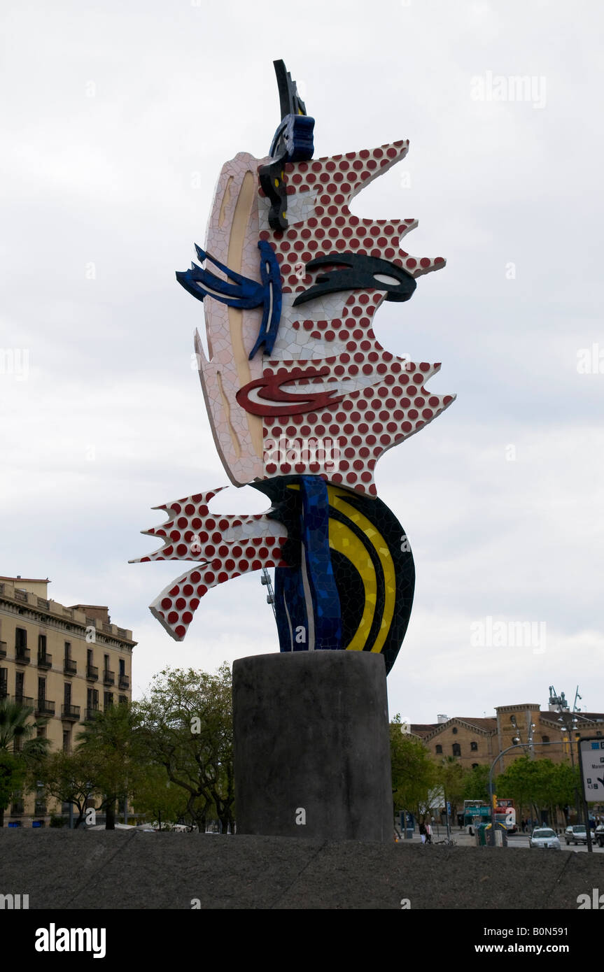 Barcelona roy lichtenstein pop art immagini e fotografie stock ad alta ...
