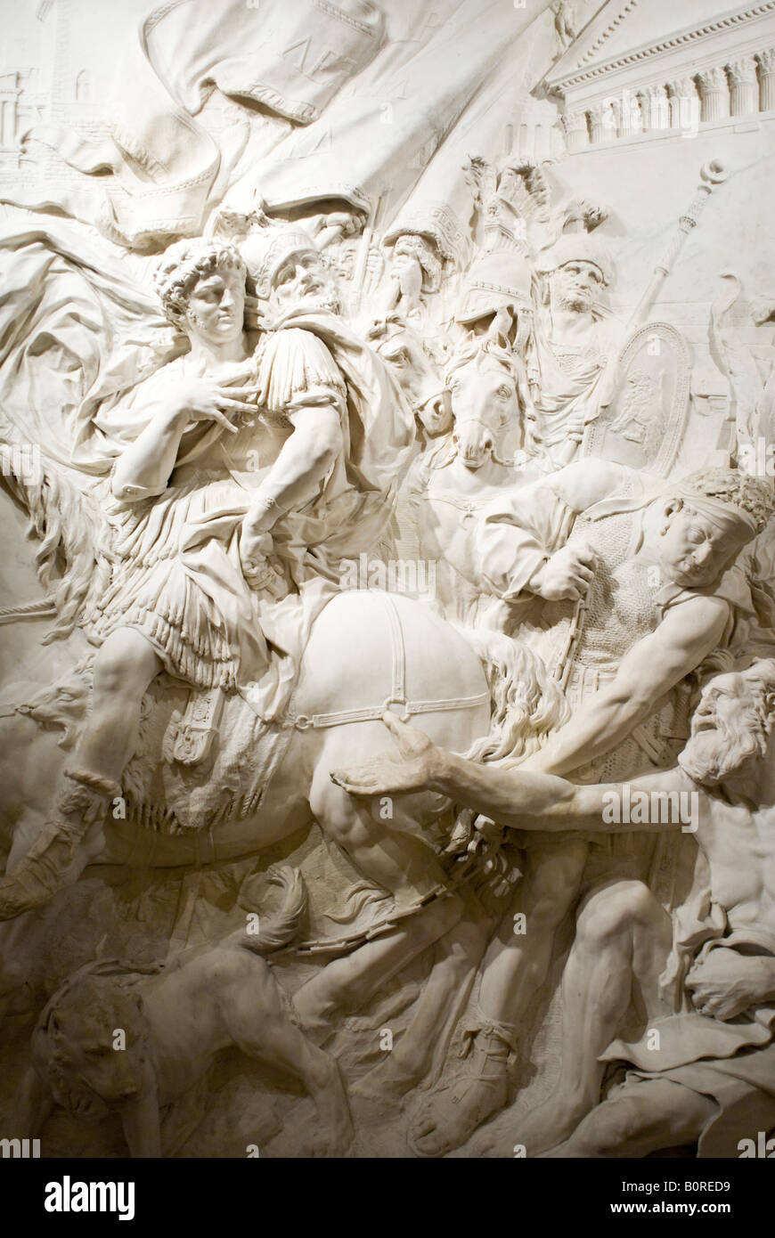 Rilievo in marmo scultura Alexandre et Diogene da Pierre Puget nel ...