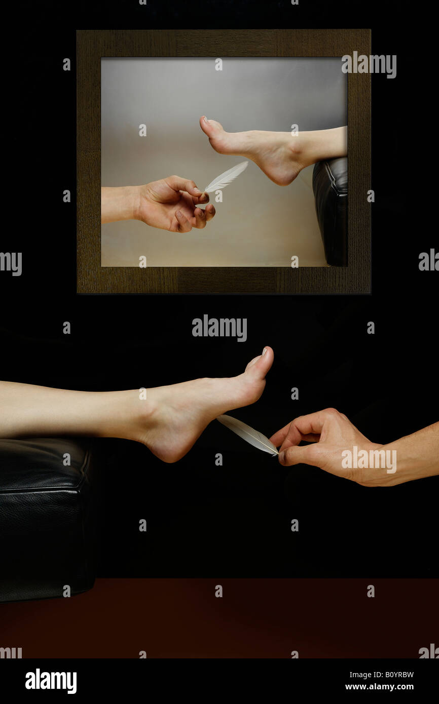 Solletico piedi immagini e fotografie stock ad alta risoluzione - Alamy