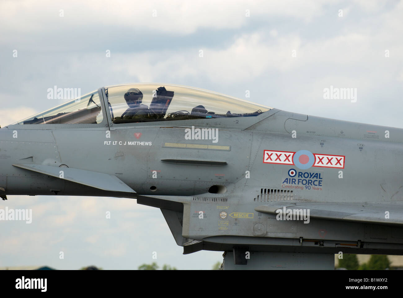 Raf eurofighter typhoon nose cockpit immagini e fotografie stock ad ...