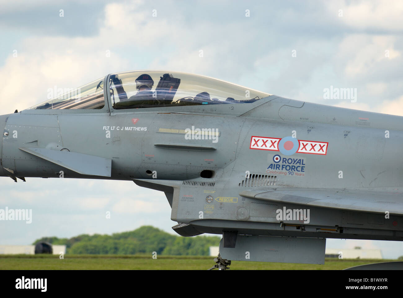Raf eurofighter typhoon nose cockpit immagini e fotografie stock ad ...