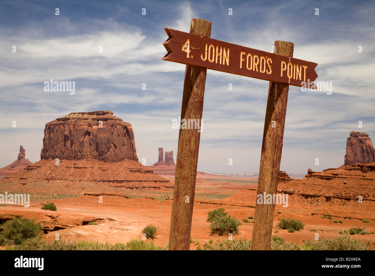 John Ford Point - Monument Valley Foto stock - Alamy