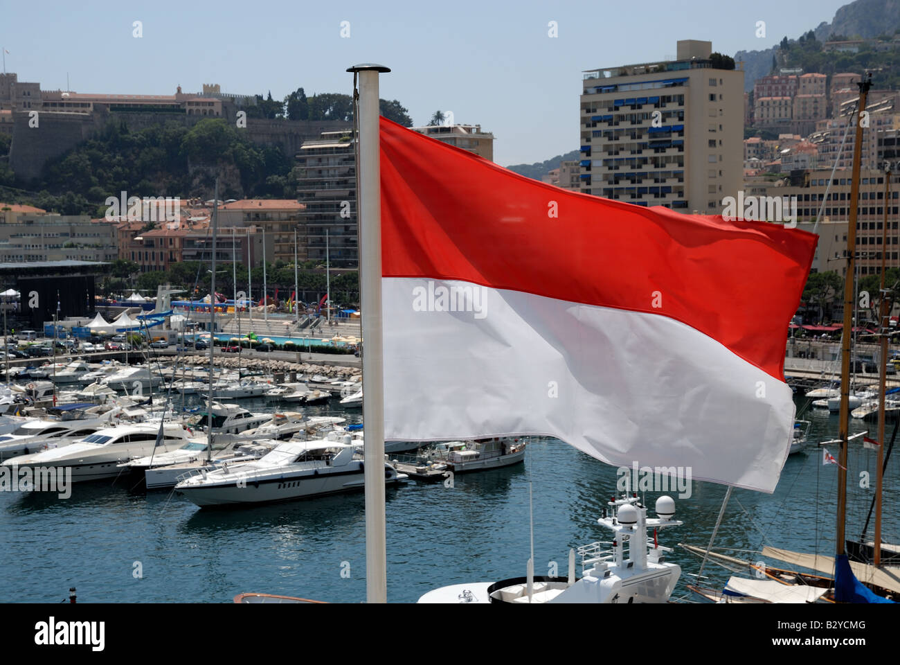 Bandiera nazionale di monaco immagini e fotografie stock ad alta ...