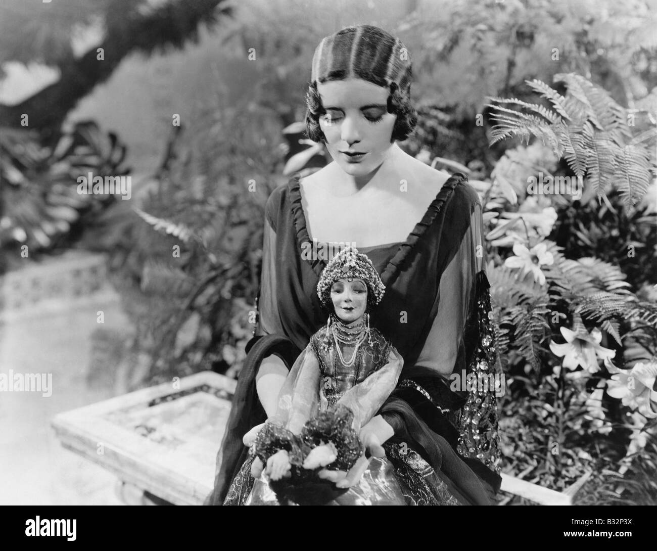 Giardino formale orizzontale Foto e Immagini Stock in Bianco e Nero - Alamy