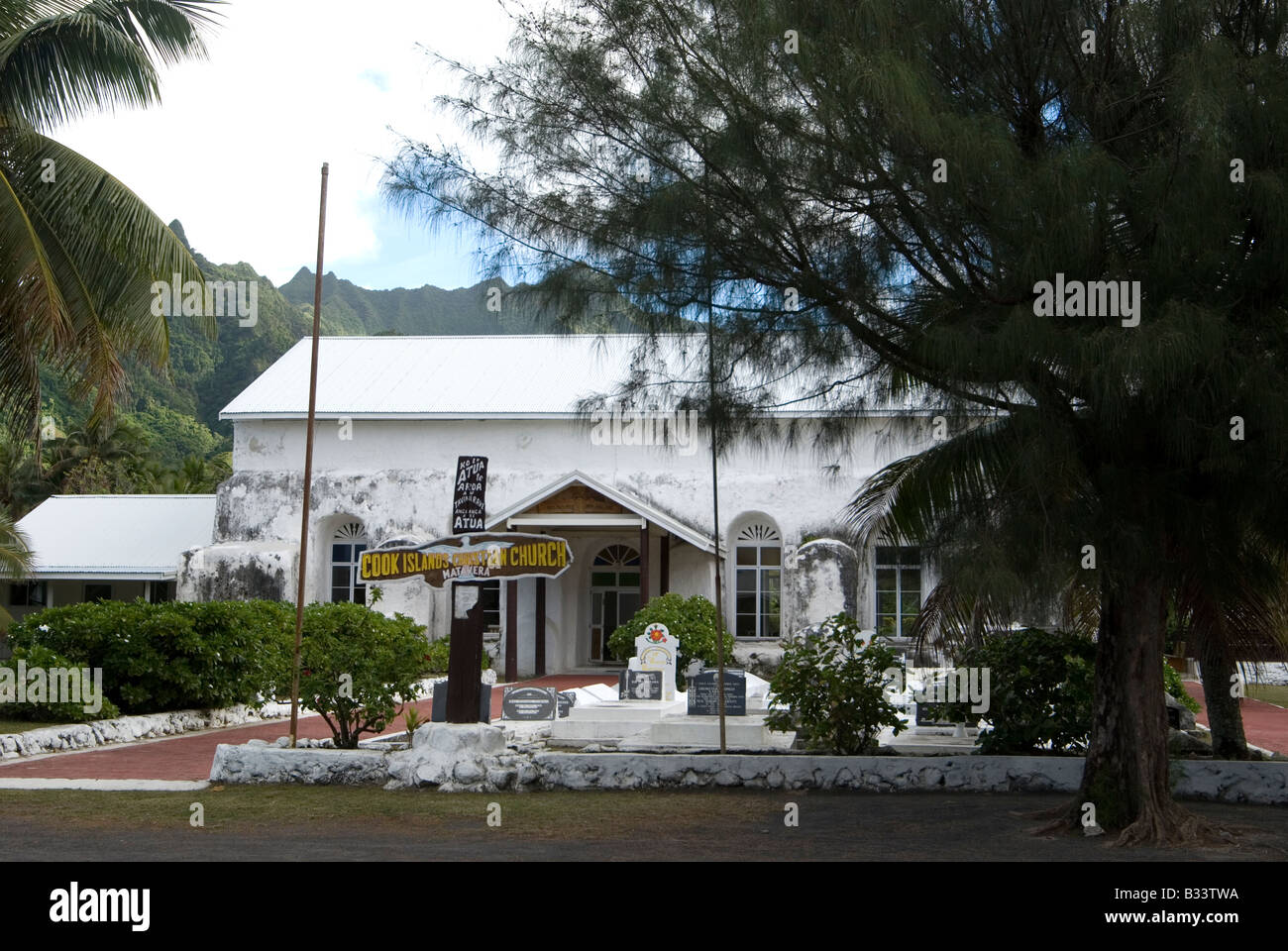 Chiesa rarotonga matavera cicc immagini e fotografie stock ad alta ...